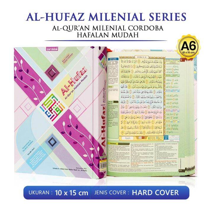 Alquran Hafalan Al Hufaz Millenial Al Quran Kecil A6 Tajwid Warna ...