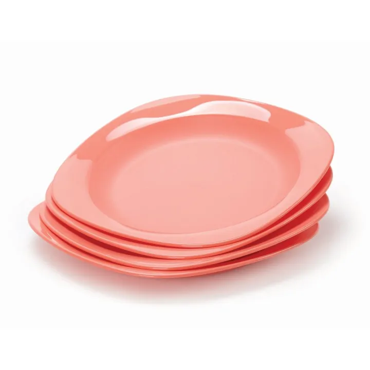 Tupperware Bloomia Plate (4) Piring Makan Tupperware | Lazada Indonesia