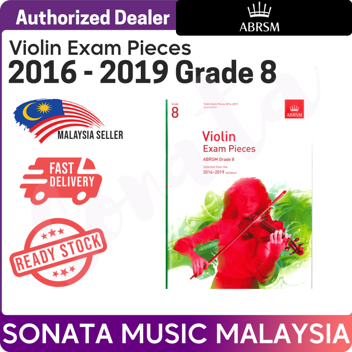 Abrsm Violin Exam Pieces Grade 8 Selected From The 2016 2019 Syllabus