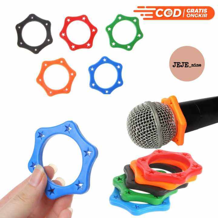 mic holder Ring cover pelindung busa / ring holder microphone cincin ...