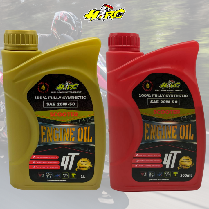 MOTORCUCLE J2 RACING HIRC FULLY SYNTHETIC ENGINE OIL 1 LITER, 800MLM ...