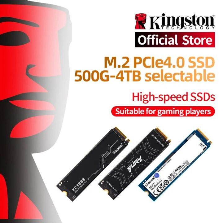 Kingston SSD 1Tb Nvme M2 KC2500 Nvme Pcie 500Gb 1Tb 2Tb Solid State ...