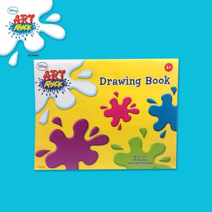 Disney Art Attack 9x12 Drawing Book 20 Leaves | Lazada PH