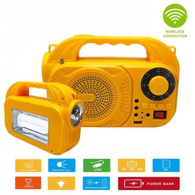 New 2023 AM-8027 PLUS FM/AM/SW 1-6 Band Wireless Bluetooth Speaker with ...