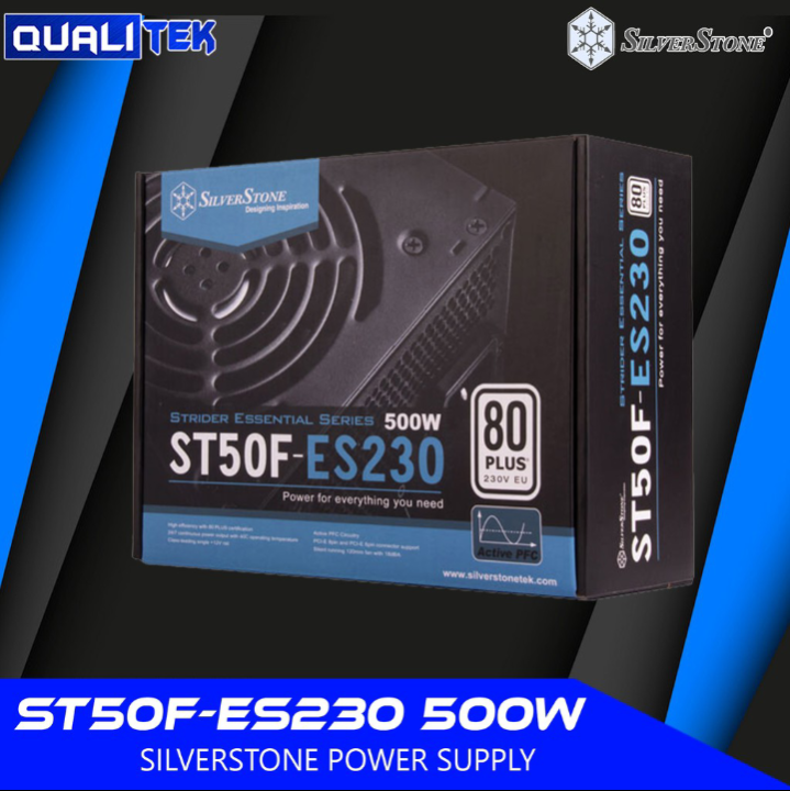 SILVERSTONE SST50F-ES230 500W 80+ PSU | Lazada PH