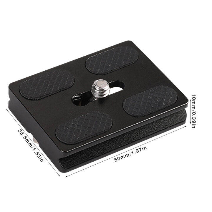 Quick Release Plate Camera Tripod Ball Head Adapter 1/4 Thread ...