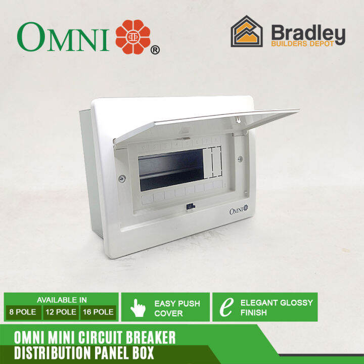 Omni Mini Circuit Breaker Distribution Panel Box (8P | 12P | 16P) | Lazada PH