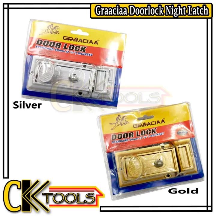 Zinc Cylinder Deadbolt Latch Lock for Night Gate Door Entrance | Lazada PH