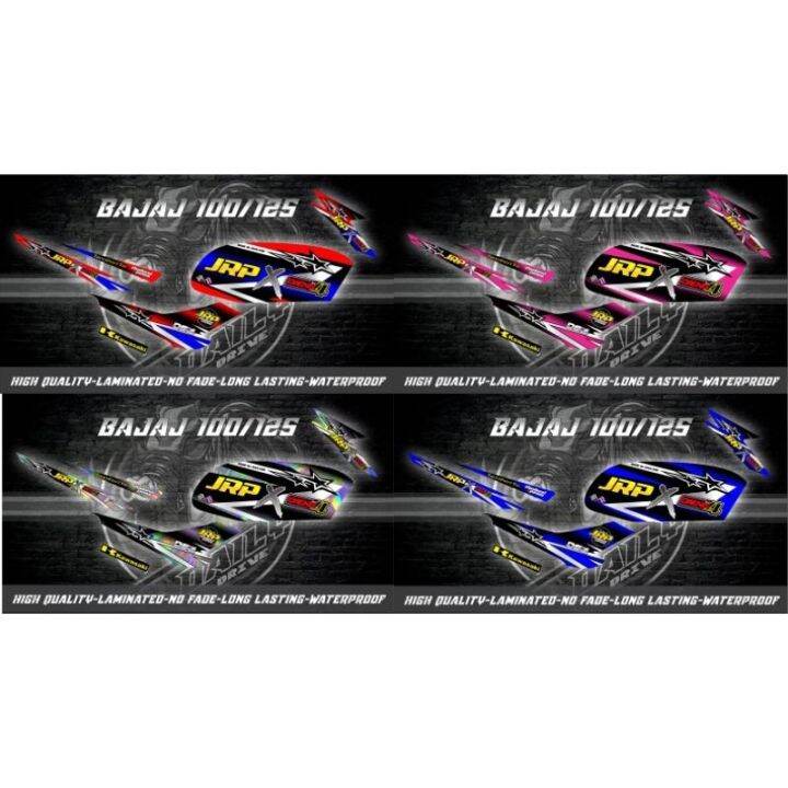 Kawasaki Bajaj Ct 100/125 Decal Sticker (Latest 2022 Jrp Design ...