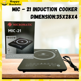 Micromatic MIC - 21 INDUCTION COOKER i600 watts /Multi-Cooking Function | Lazada PH