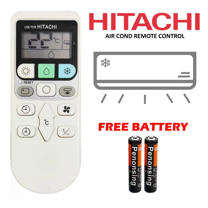 UNIVERSAL HITACHI AIR CONDITIONER AIRCOND REMOTE CONTROL | Lazada