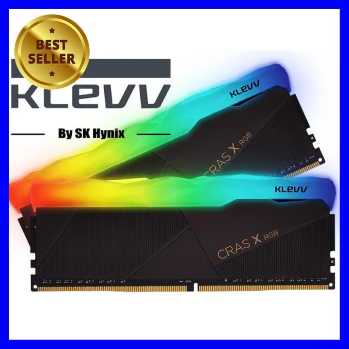 RAM PC 8GB 16GB 32GB (8GBx1) (8GBx2) (16GBx2) 3200MHz DDR4 KLEVV CRAS X ...