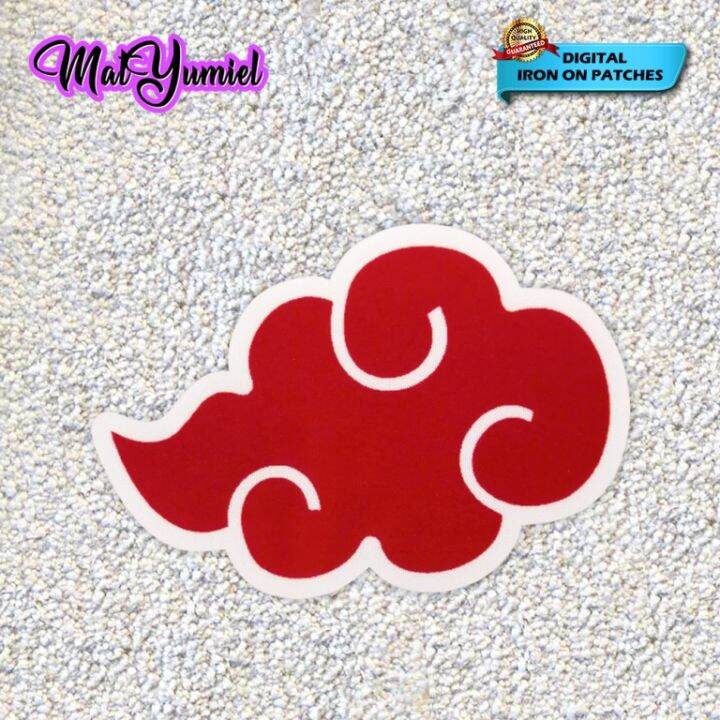 DIY Iron On Patch - Akatsuki Logo Naruto Uchiha | Lazada PH