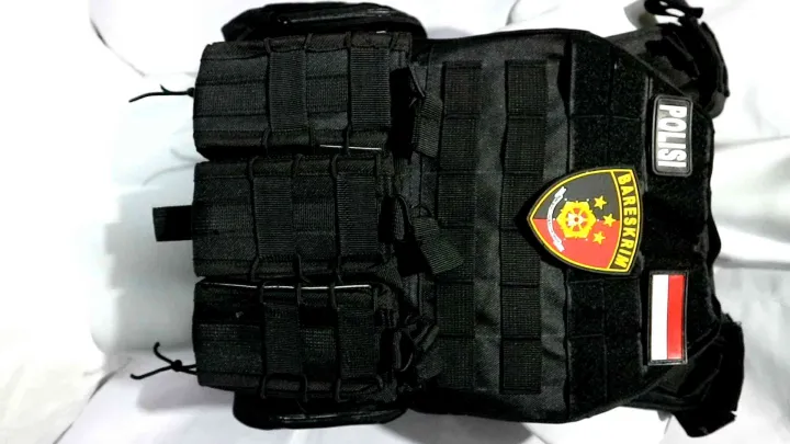 bodyvest rompi tactical TNI-Polri, bodyvest black mamba original ...