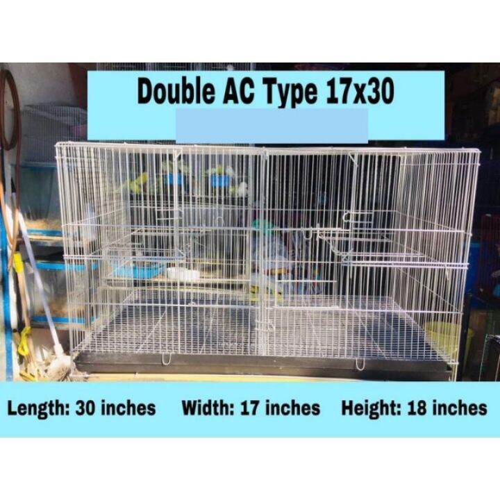 [Hot sales] ┇ Bird Cage 17x30 Single Double Triple AC Commercial | Lazada PH