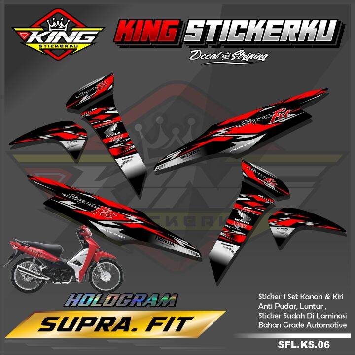 Sticker Striping Supra Fit - Stiker Striping List Variasi Motor Supra ...