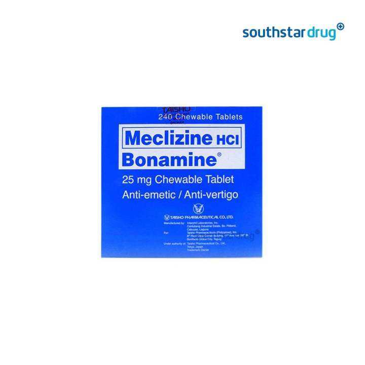 Bonamine 25 mg Chewable Tablet 20s | Lazada PH