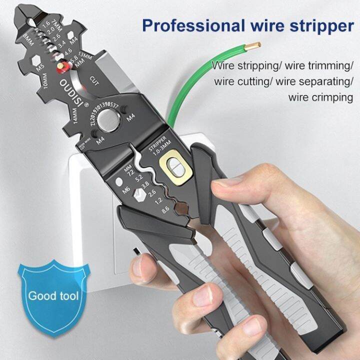 mengkai SL-Multifunctional wire stripper for electricians | Lazada PH