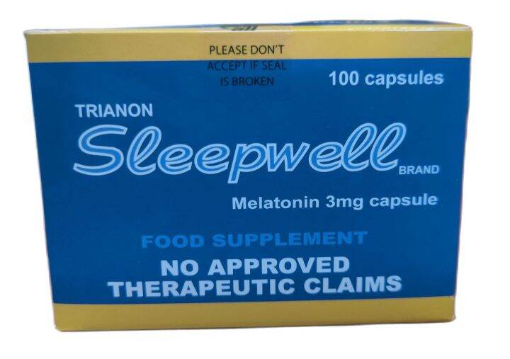 Sleepwell Melatonin 3mg Food Supplement Capsule | Lazada PH