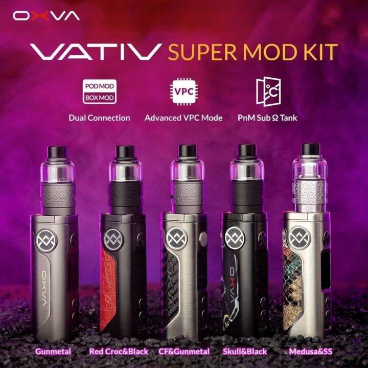 COD VATIV SUPER MOD KIT - OXVA Complete set with juice oxva vativ ...