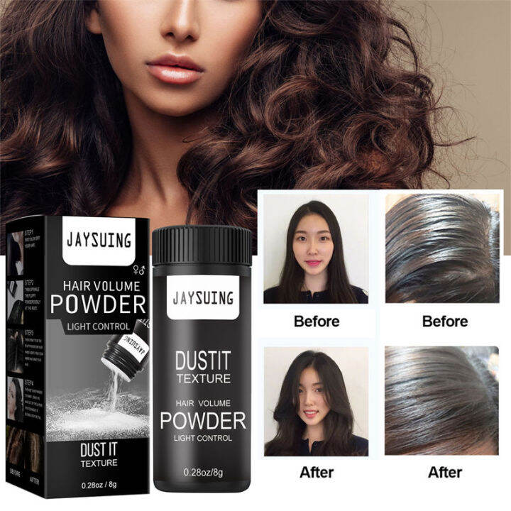 Jaysuing Hair Volume Powder Unisex Hair Styling Refreshing Fluffy ...