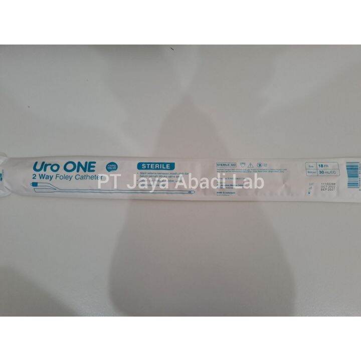 uro one foley catheter 2 way selang kateter urin urine no 18 FR steril ...