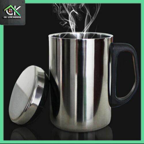 (🇲🇾READY STOCK) Stainless Steel Thermos Mug / 220ml Stainless Steel Hot ...