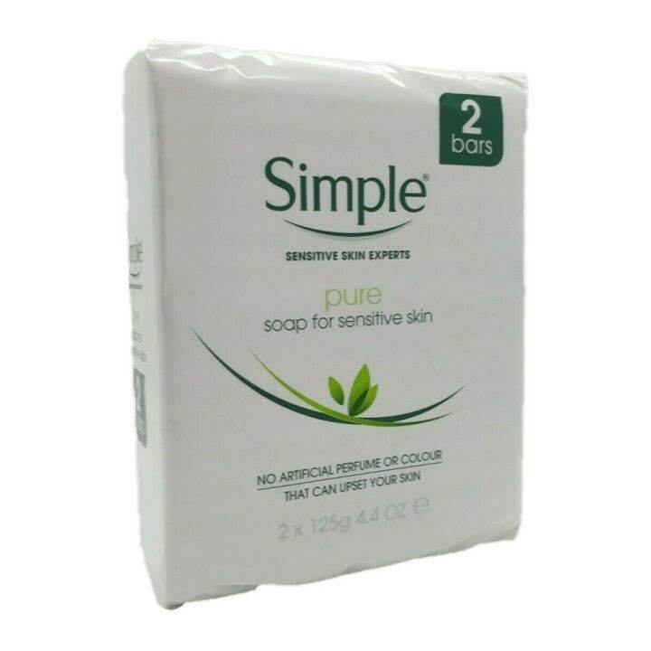 Simple Pure Soap for Sensitive Skin 2 x 125g | Lazada PH