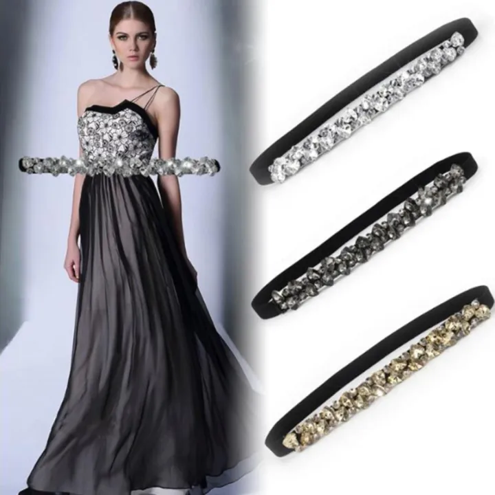 Women Crystal Girdle Fashion Rhinestone Inlaid Belt | Lazada PH