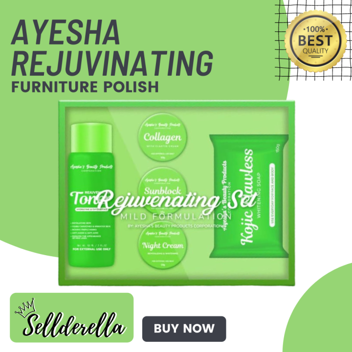 Original Ayesha Rejuvenating Mild Set | Green | New packaging, For All Types Of Skin, Authentic ...