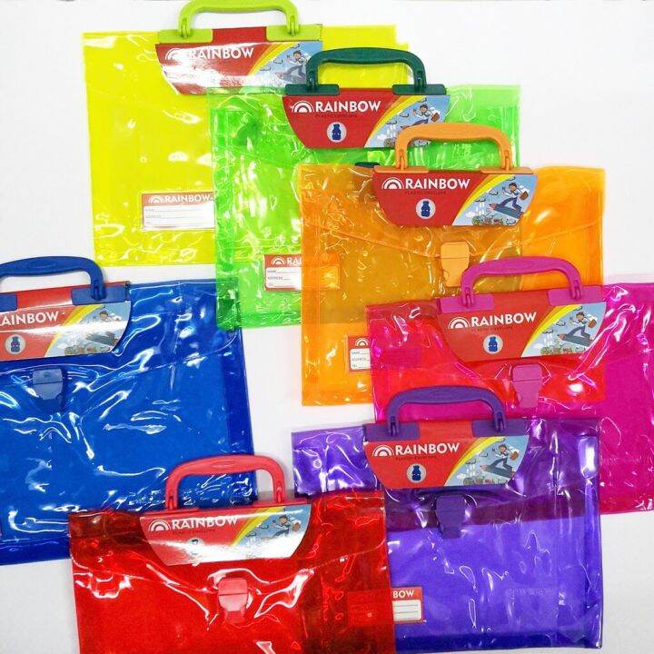 Plastic File Folders Envelope Waterproof Transparent Expandable With ...