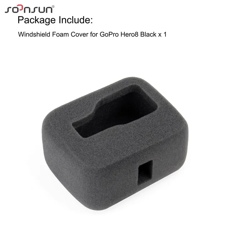 SOONSUN ลมลดเสียงรบกวนโฟมผ้าคลุมหน้ากระจกบังลมฟองน้ำกันลมสำหรับกล้อง ...