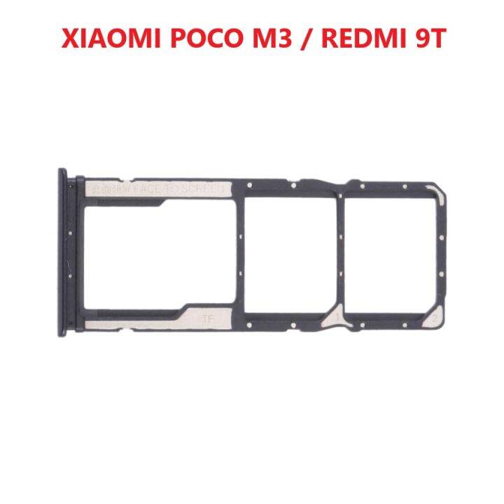 SIM TRAY XIAOMI POCO M3 / REDMI 9T ~ SIM SLOT CARD ~ SIMCARD TRAY ...