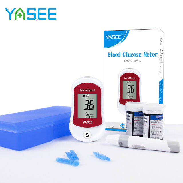 Yasee GLM-72 Glucose glucometer Blood glucose testing with Lancet Pen ...