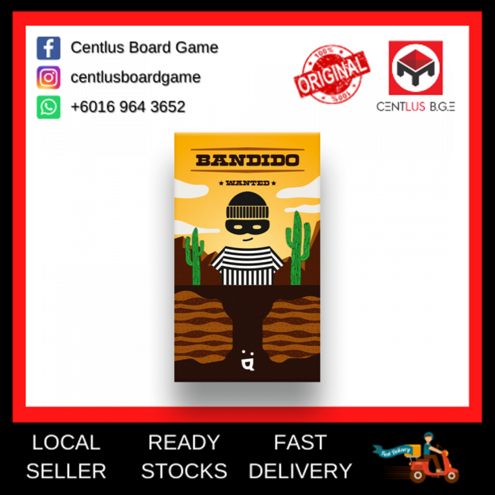 [Centlus] Bandido Board Game | Lazada