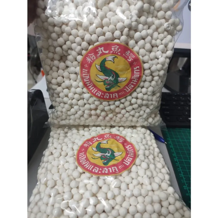 Sago besar 1kg Sago Putih besar Thailand Sago Kasar Thailand White Sago 泰国鳄鱼牌西米 泰国大茨丸 泰国西米露 大白丸 ...