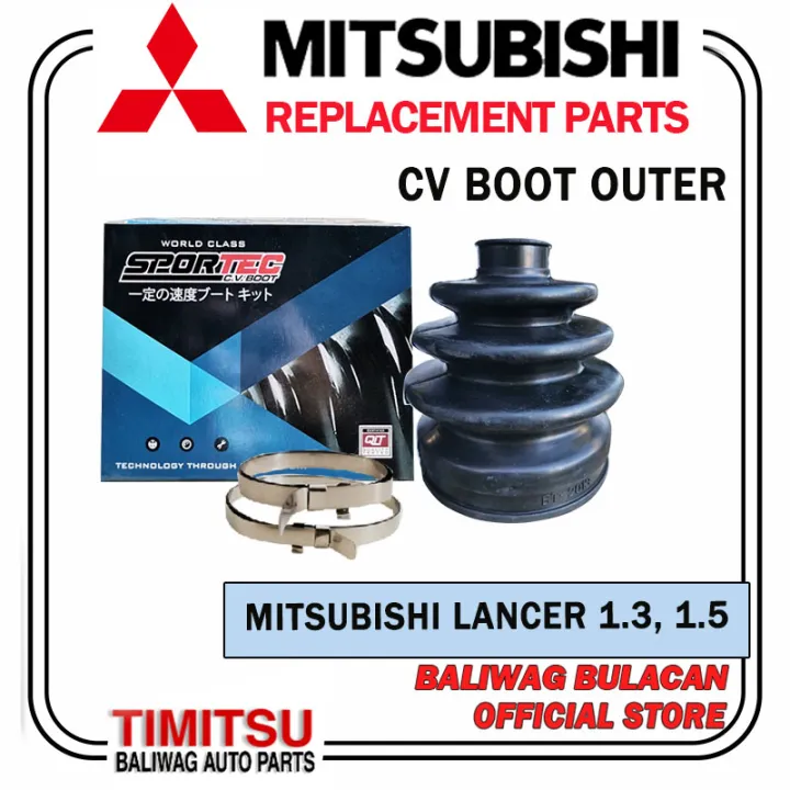 CV BOOT KIT OUTER MITSUBISHI LANCER 1.3 1.5 1988-1996 SPORTEC SPV-M02 ...