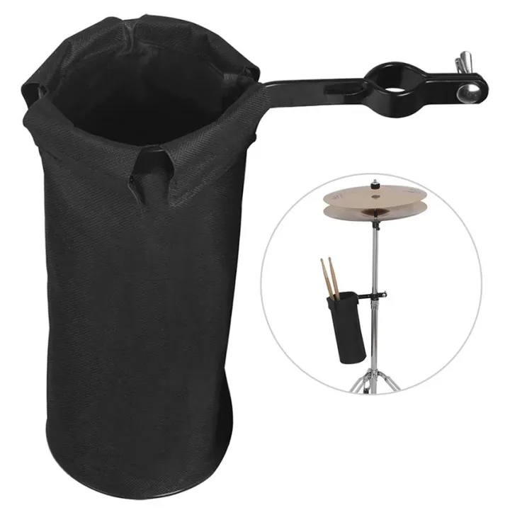 Drum Stick Holder Bag with Aluminum Alloy Clamp for Drum Stand | Lazada PH