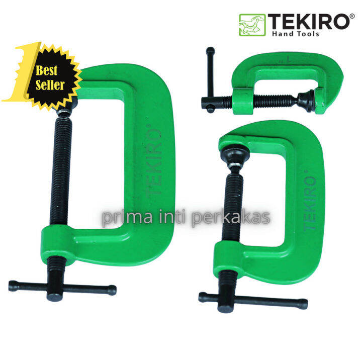 Clamp C Set Klem C 3 Pcs Set 1" 2" 3" Catok C Penjepit | Lazada Indonesia