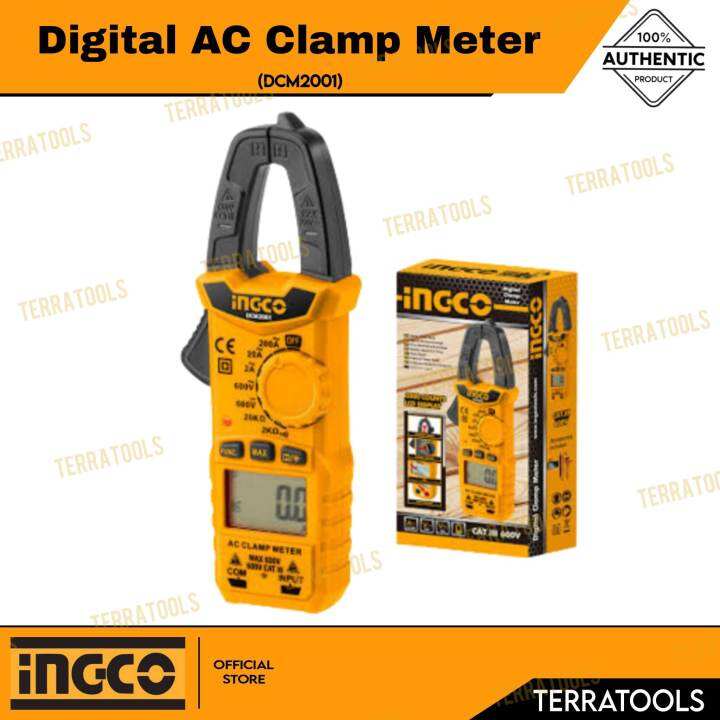 INGCO DCM2001 Digital AC Clamp Meter Tester | Lazada PH