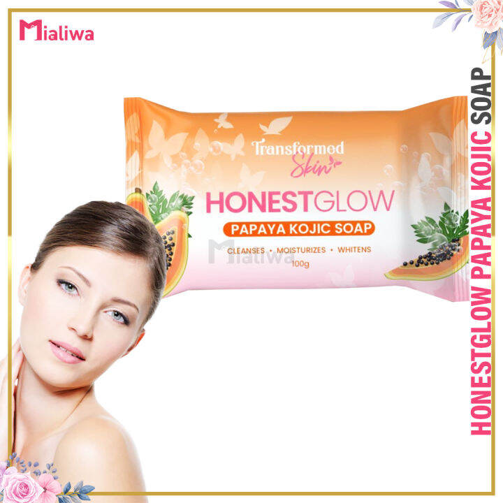 Honest Glow Transformed Skin Kojic Papaya Soap Pampaputi, Beauty Skin ...