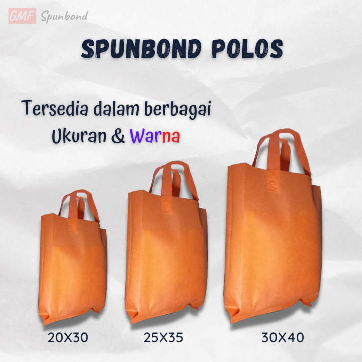 Tas spunbond polos 38x45 | Lazada Indonesia