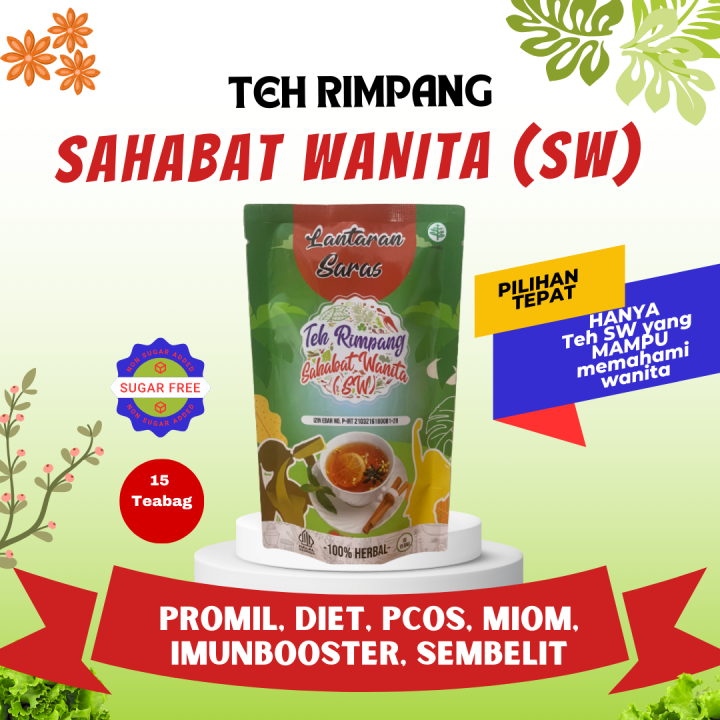 Teh Rimpang Sahabat Wanita (Teh SW) Lantaran Saras | Teh Promil | Teh ...