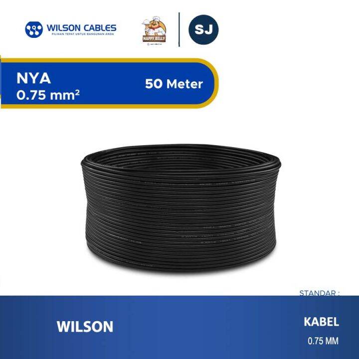 NYA 0.75 mm2 50 Meter - Kabel Listrik Tembaga Wilson Cables | Lazada Indonesia