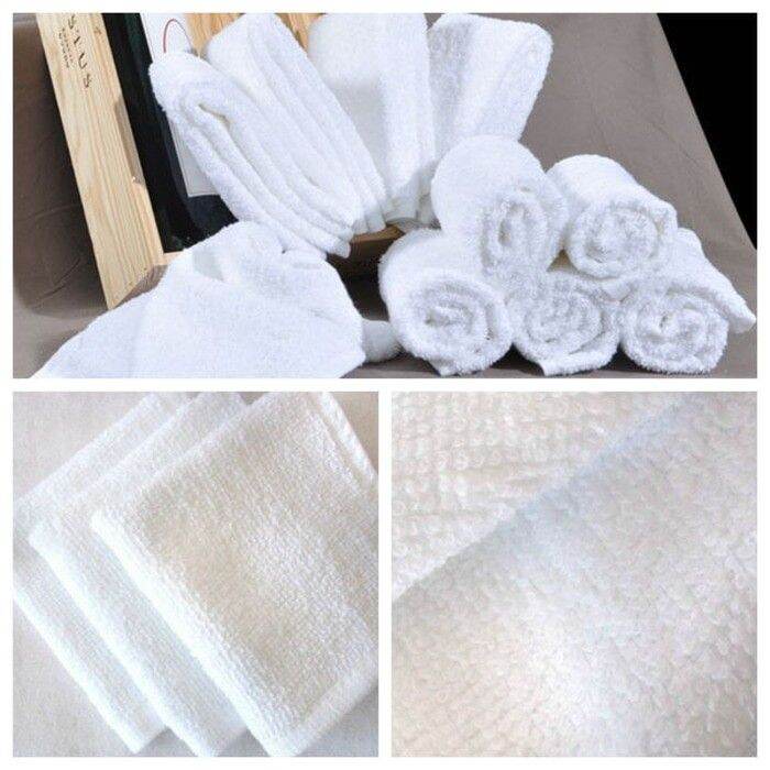 Handuk B Sport Muka Kecil Simple Travel Magic Towel Lap Putih Polos ...