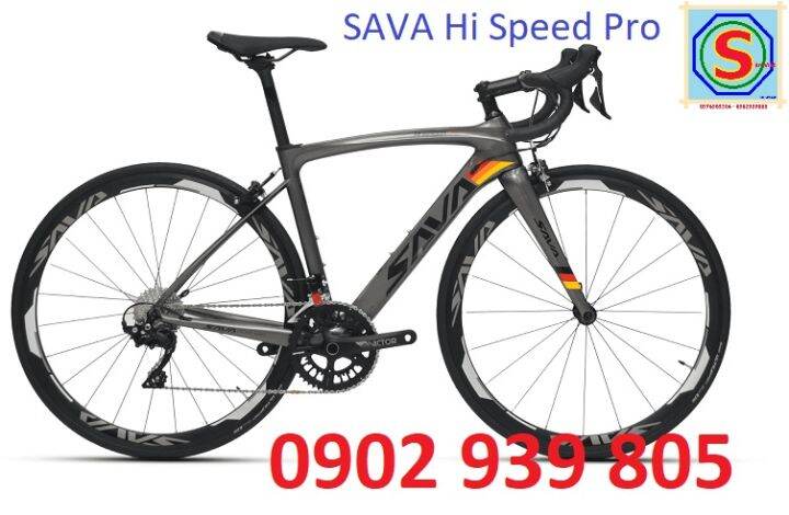 Xe Đạp Đua SAVA Hi Speed Pro Khung Sườn Sợi Carbon Toray T800-Japan | Lazada.vn