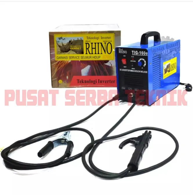 Mesin Las RHINO / Inverter RHINO TIG 160 Trafo Las Argon Tig160E 160 E ...