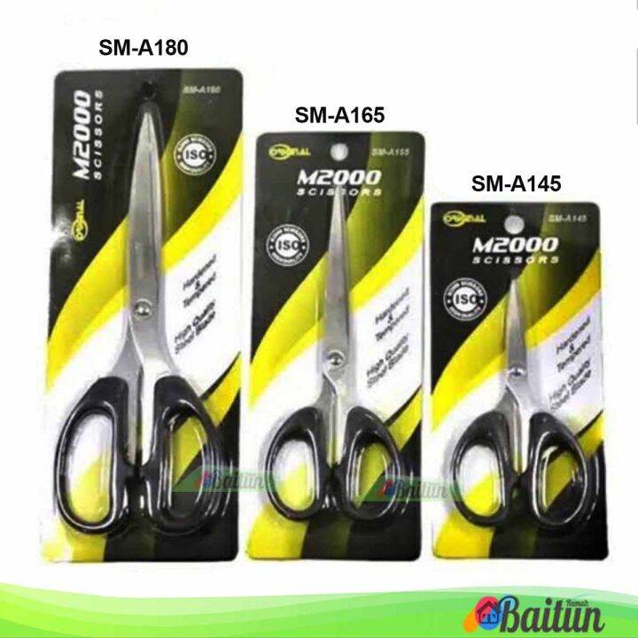 Baitun Gunting Hitam Scissors M2000 / Scissors Gunting Super Tajam Alat ...
