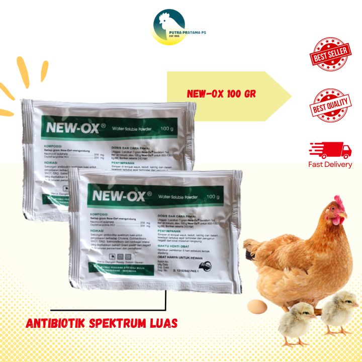 NEW OX 100 gr - ANTIBIOTIK SPEKTRUM LUAS - Mengatasi Gangguan ...