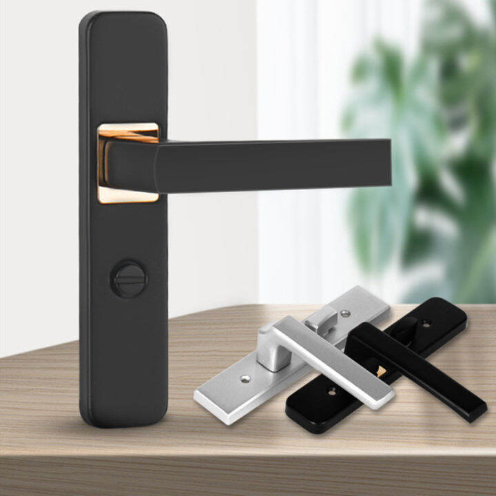 European Style Tombol Pintu Kayu Bedroom Door Lock Set Silent Entrance ...